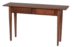 Shaker Sofa Table with Two Drawers - Amish Originals