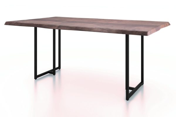 Live Edge Tube Base Table - Amish Originals Furniture Company