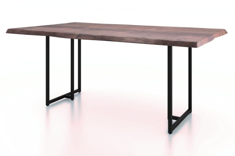 Live Edge Tube Base Table - Amish Originals Furniture Company