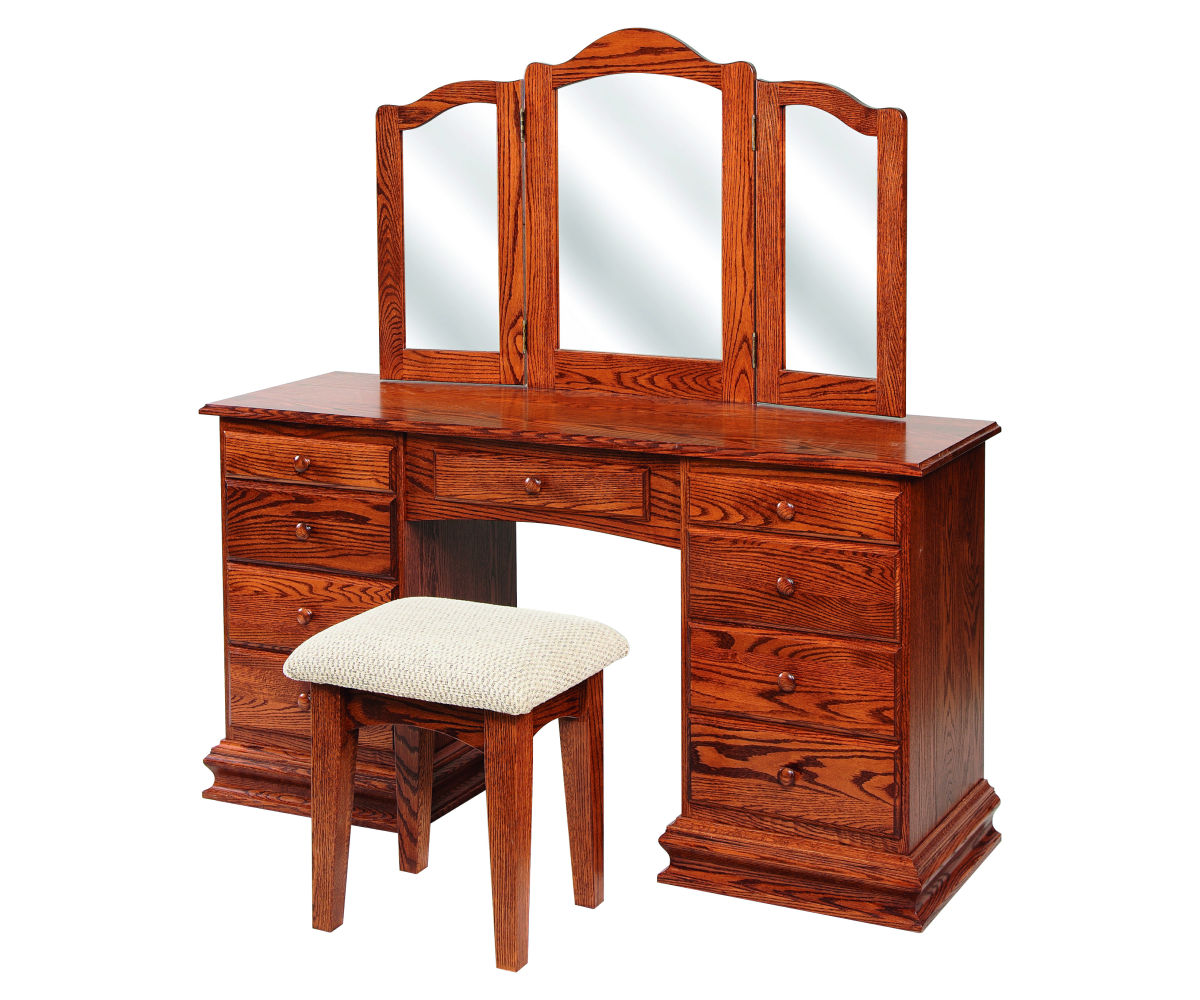 Clockbase Dressing Table - Amish Originals Furniture Company