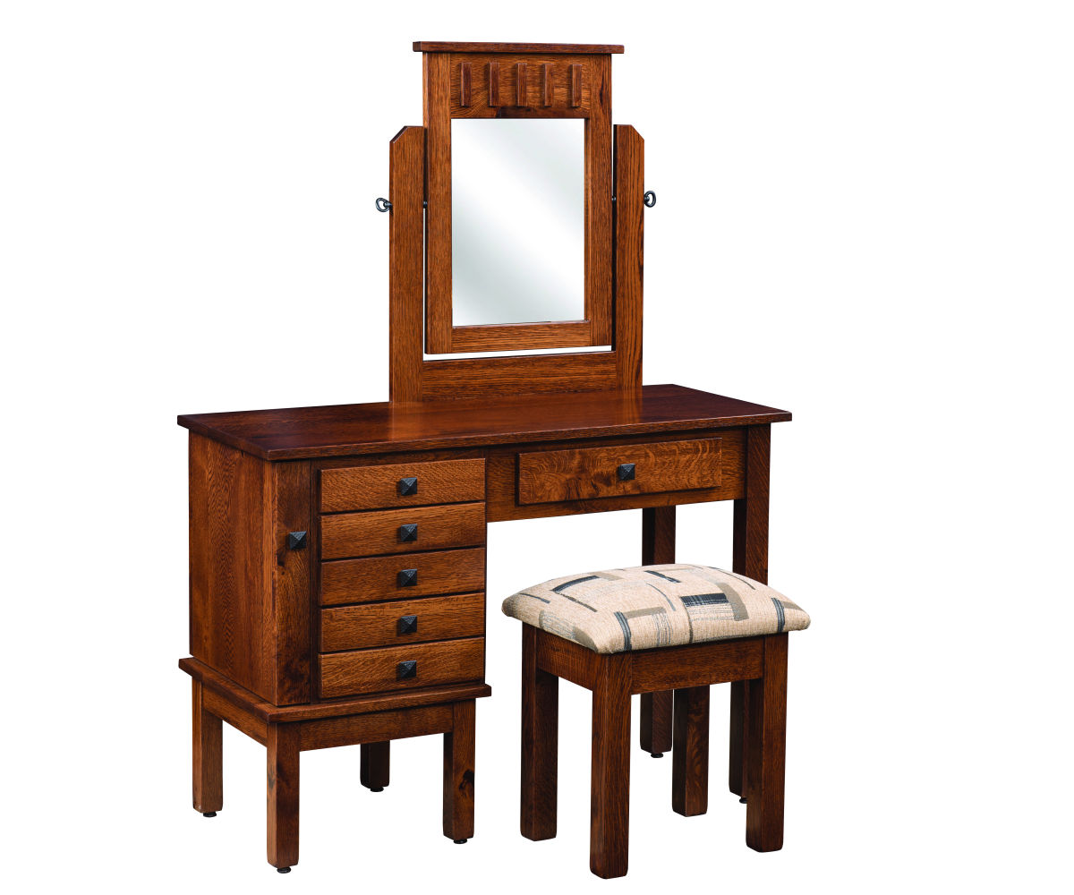 Mission Creek Jewelry Dressing Table - Amish Originals Furniture Company