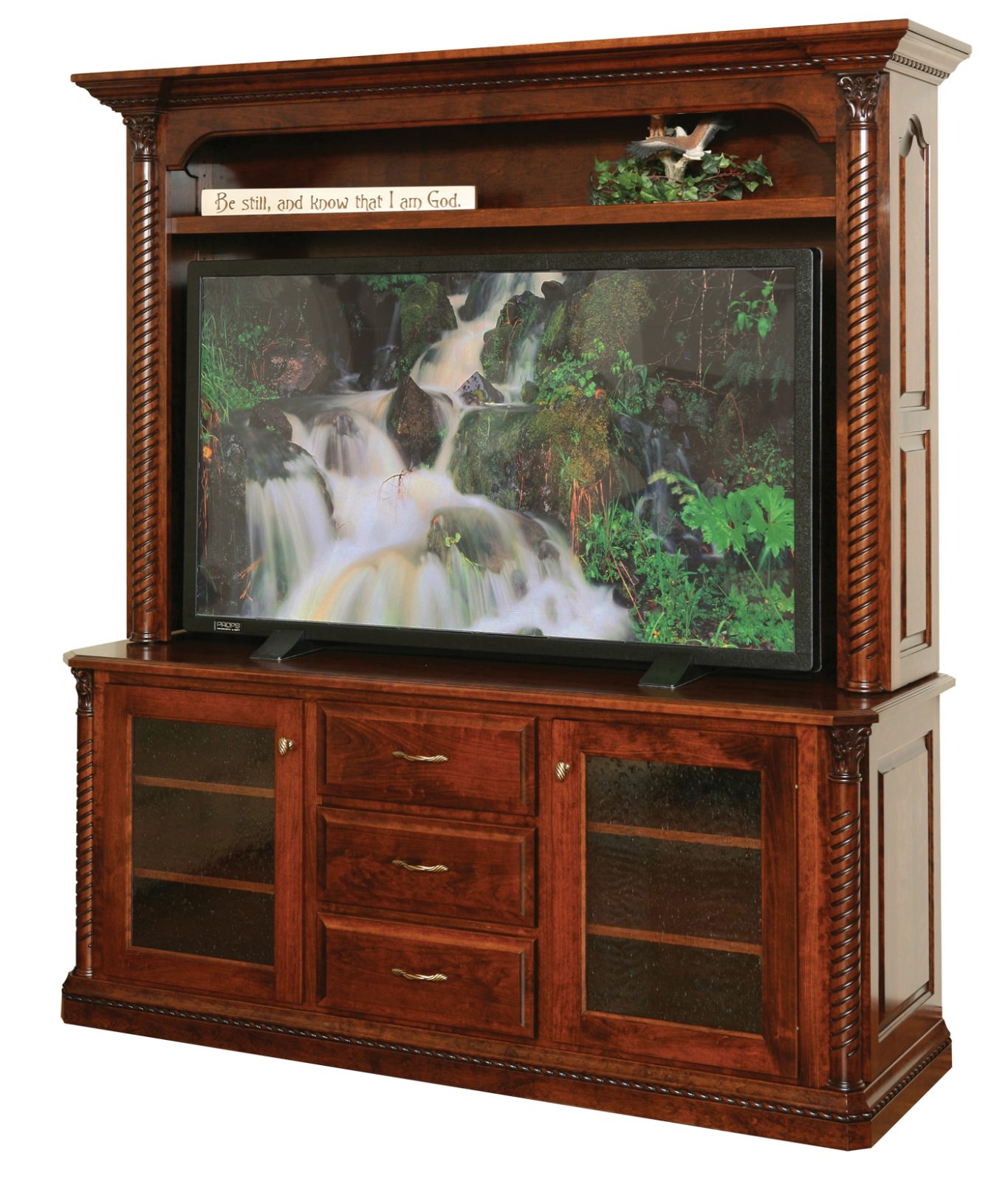 Lexington TV Stand & Hutch - Amish Originals Furniture Company
