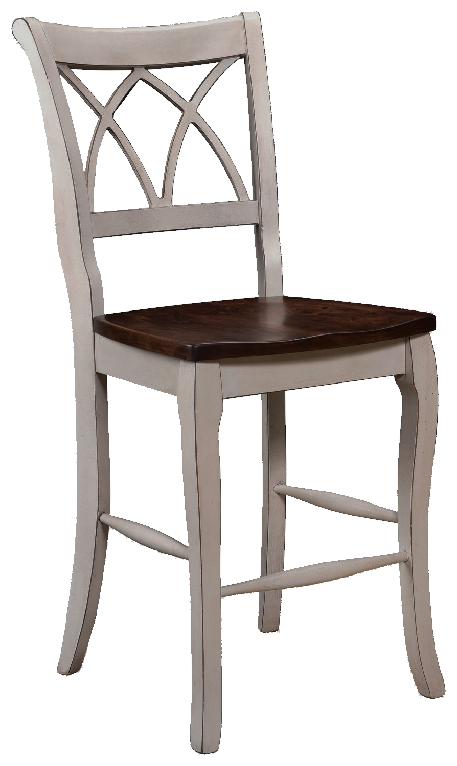 Double X Back Bar Chair - Amish Originals Furniture Company