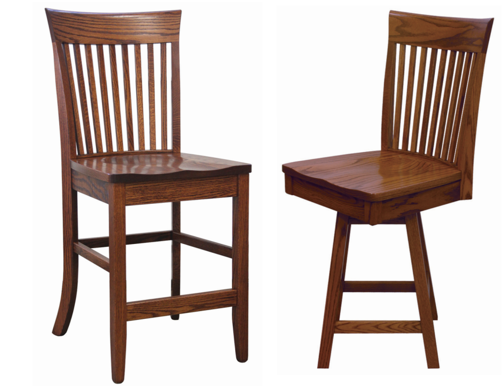 Shaker Bar Chairs - Amish Originals Furniture Company