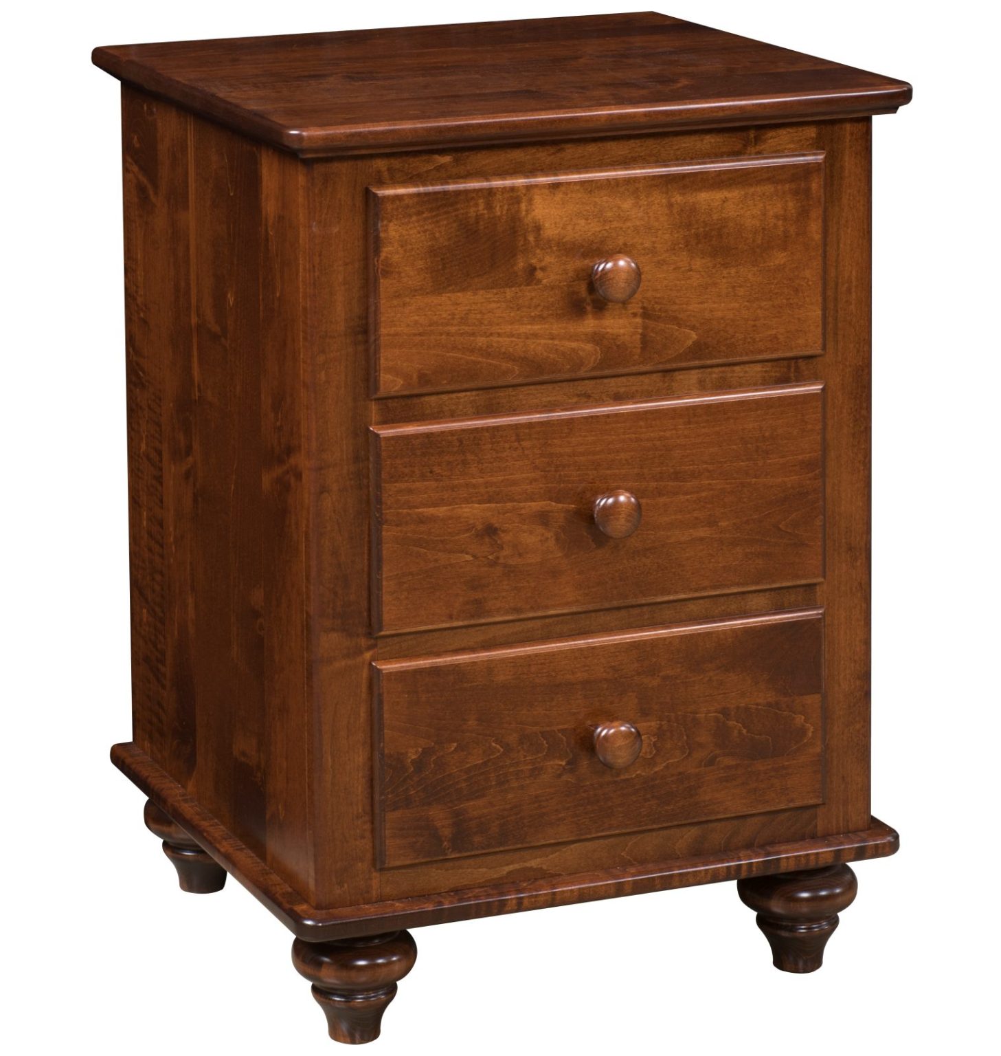 Lexington Three-Drawer Nightstand - Amish Originals Furniture Company
