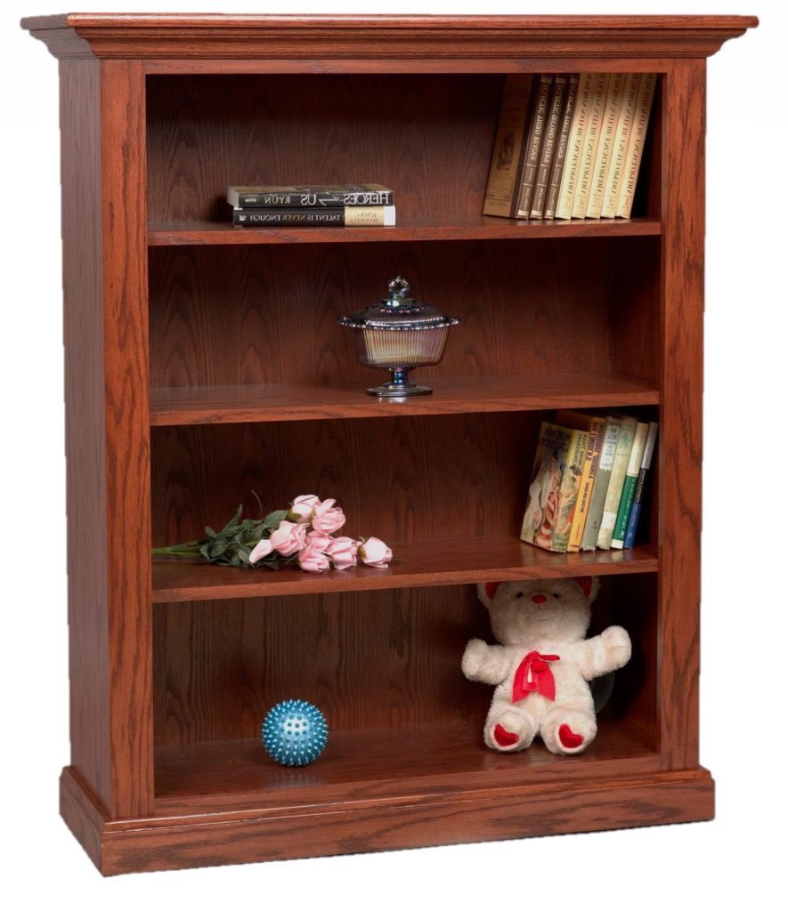 Deluxe Open Bookcase - Amish Originals Furniture Company