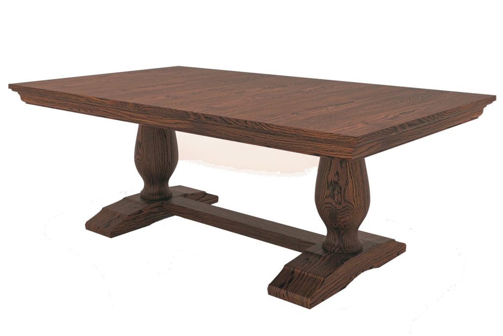 Global Pedestal Table - Amish Originals Furniture Company