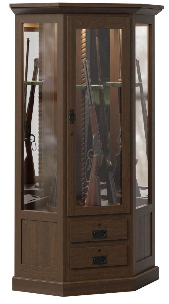 8 Gun Cabinet - Amish Originals Furniture Company
